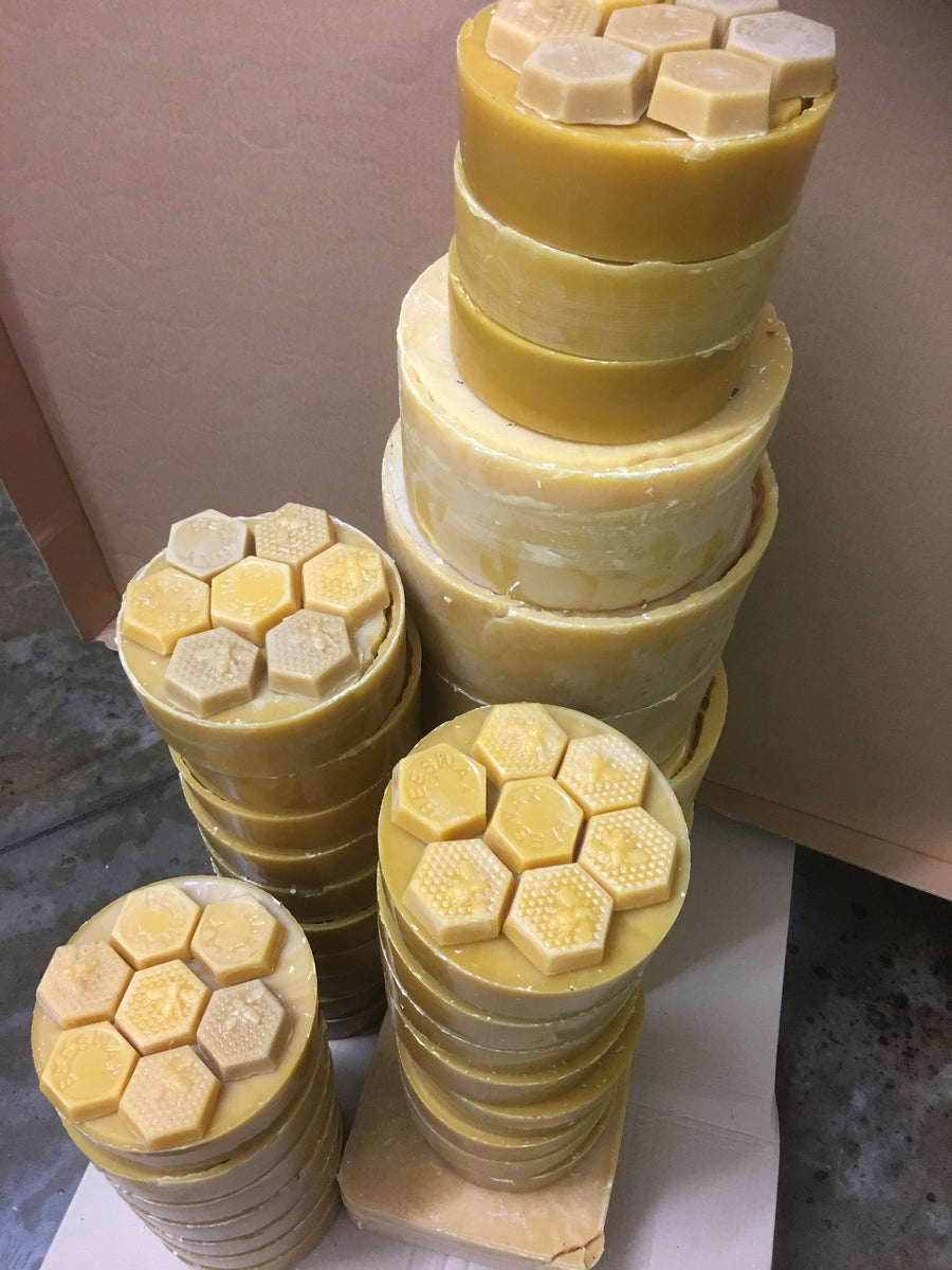 Beeswax Blocks 1 Kg – Fosse Way Honey, Mead & Beeswax Polish
